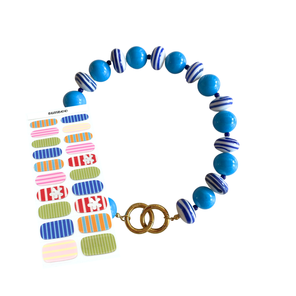 Azzurra Necklace and Tutto Nails Bundle – Blitsbee